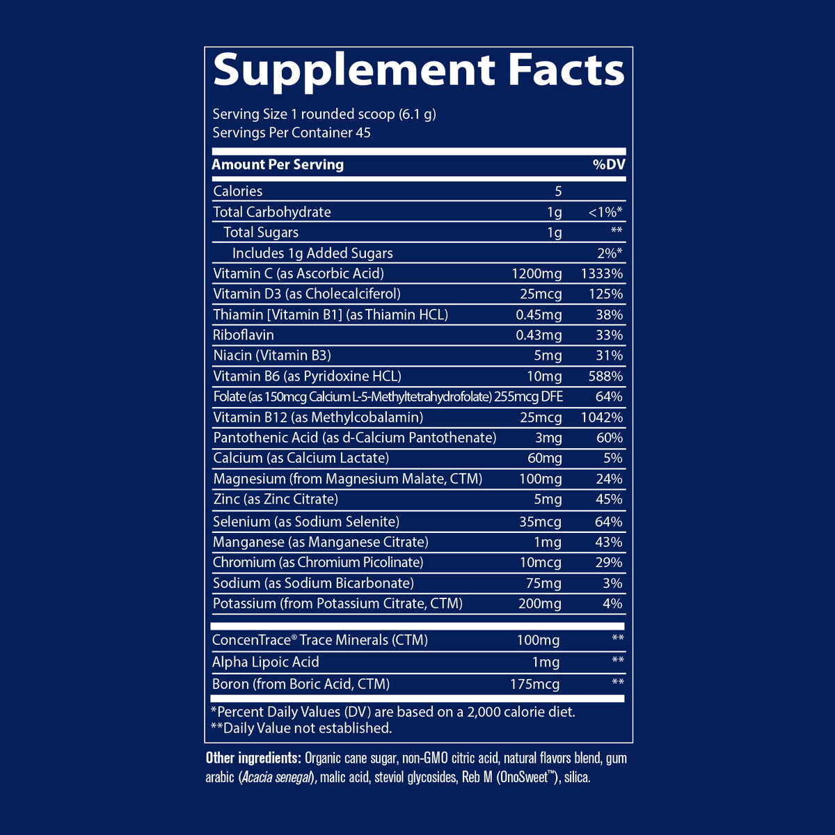 Electrolytes Powder Power Pak Canisters | Trace Minerals