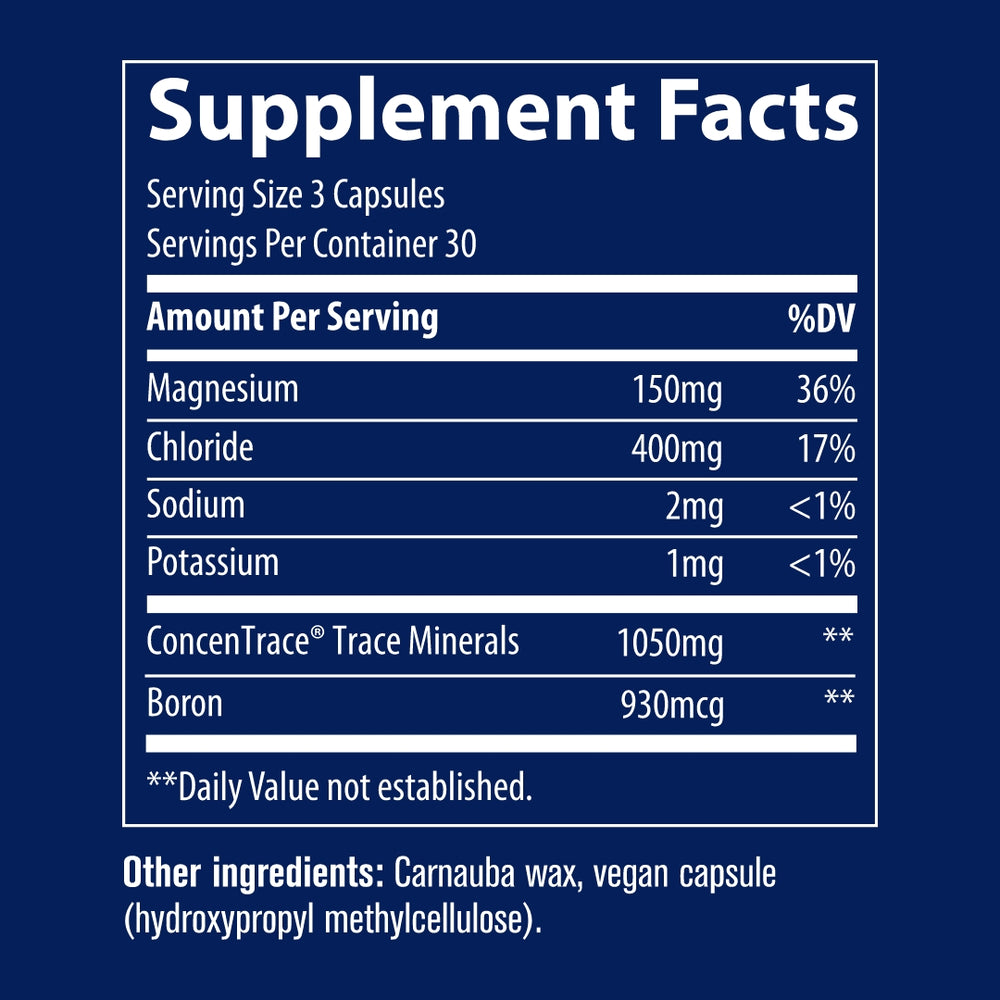 ConcenTrace Trace Mineral Capsules - Trace Minerals