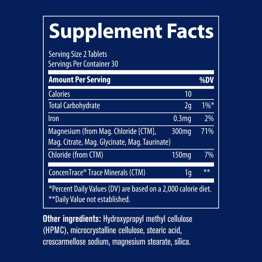 Magnesium Tablets For Bone Health - Trace Minerals