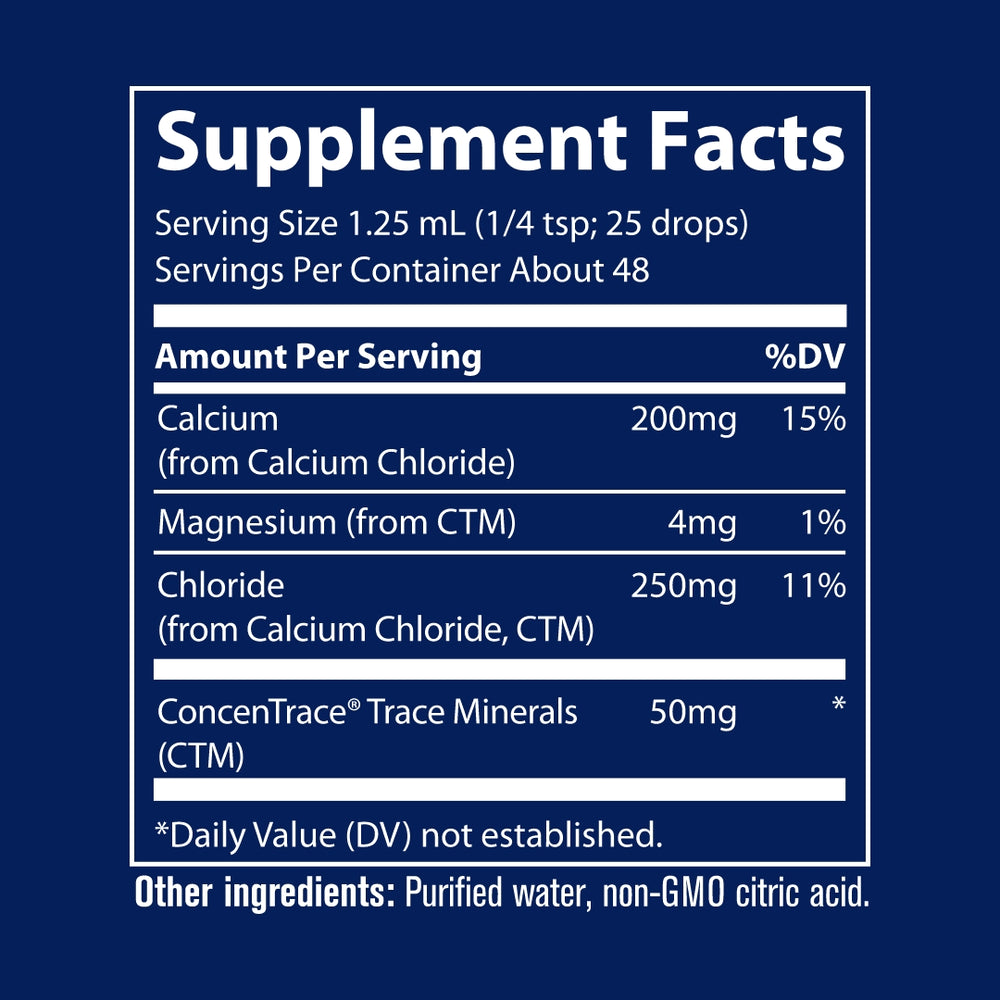 Calcium Supplement | Trace Minerals