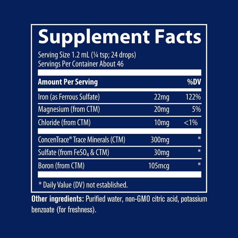 Iron Supplement | Trace Minerals