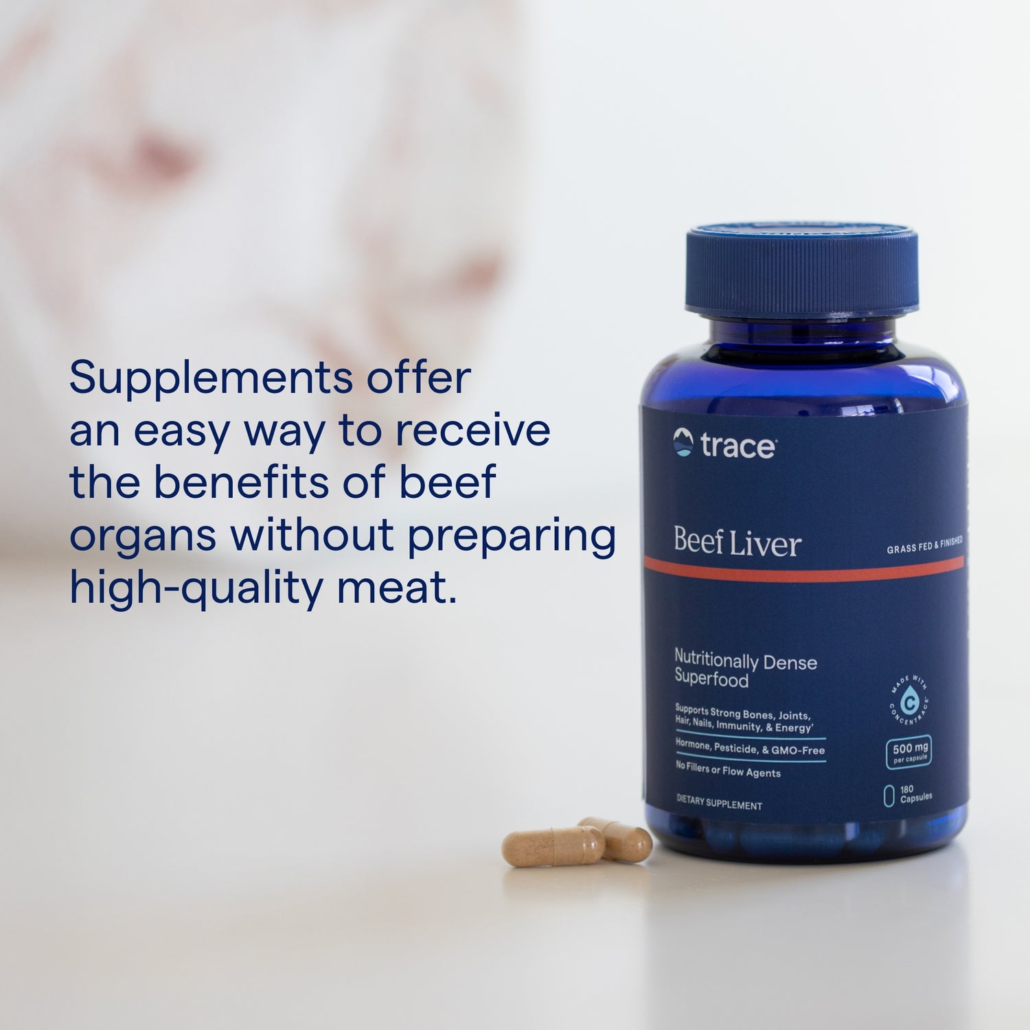 Capsule Beef Liver Supplement | Trace Minerals