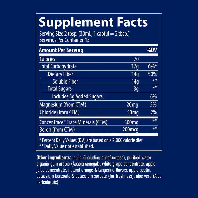 Fiber 14g Daily Supplement - Trace Minerals