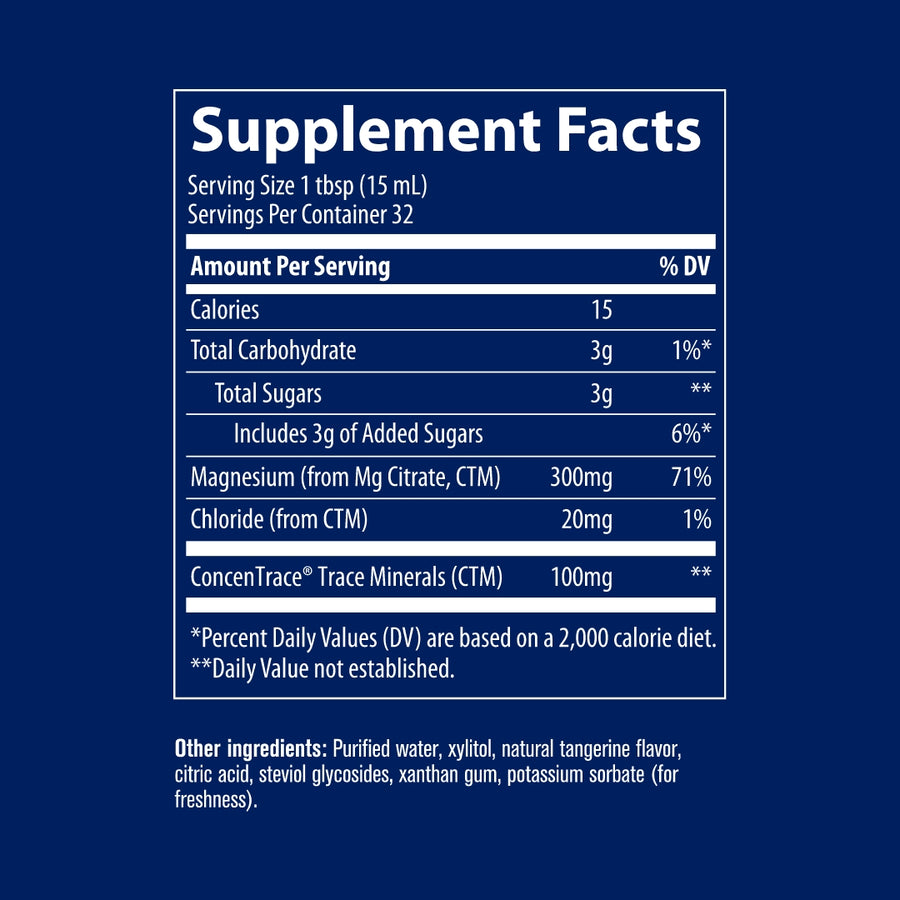 Liquid Magnesium Supplement - Trace Minerals