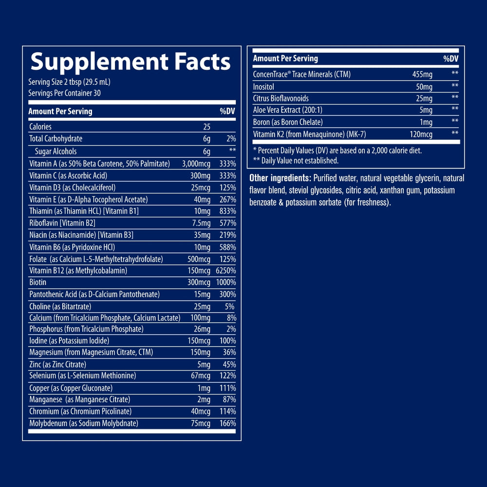 LVM Liquid Vitamin & Mineral Supplement - Trace Minerals