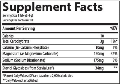 Effervescent Magnesium Tablets - Trace Minerals